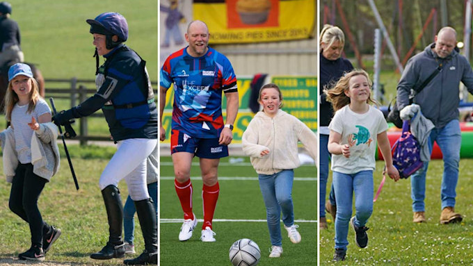I'm A Celeb star Mike Tindall's sporty children: How Mia, Lena and ...