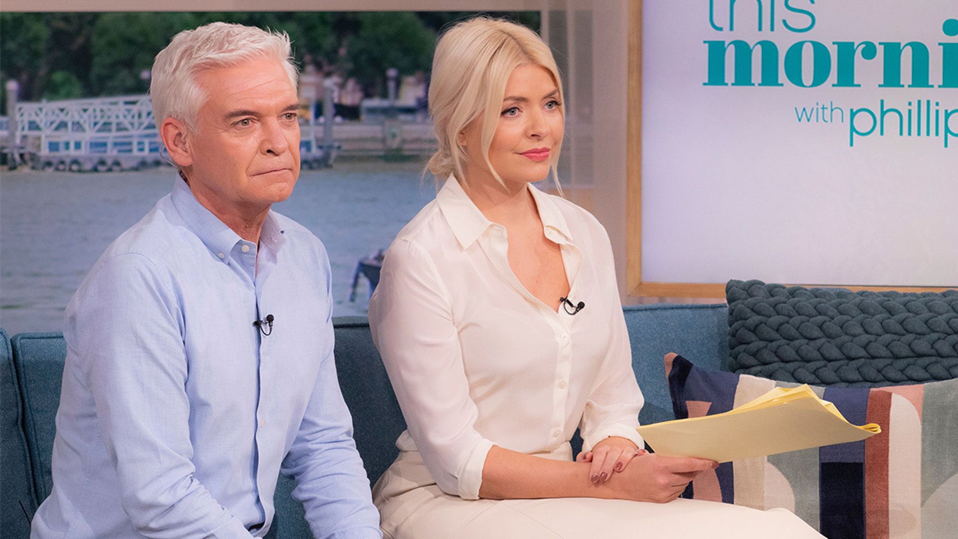 Holly Willoughby and Phillip Schofield comfort Emily Atack during ...