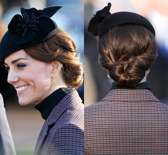 Kate Middleton turns heads with elegant updo for church service | HELLO!