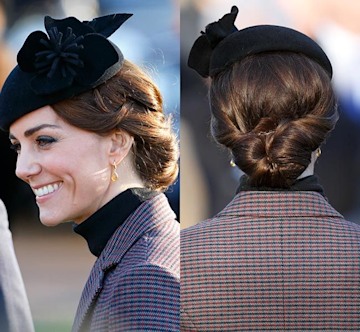 Kate Middleton turns heads with elegant updo for church service | HELLO!
