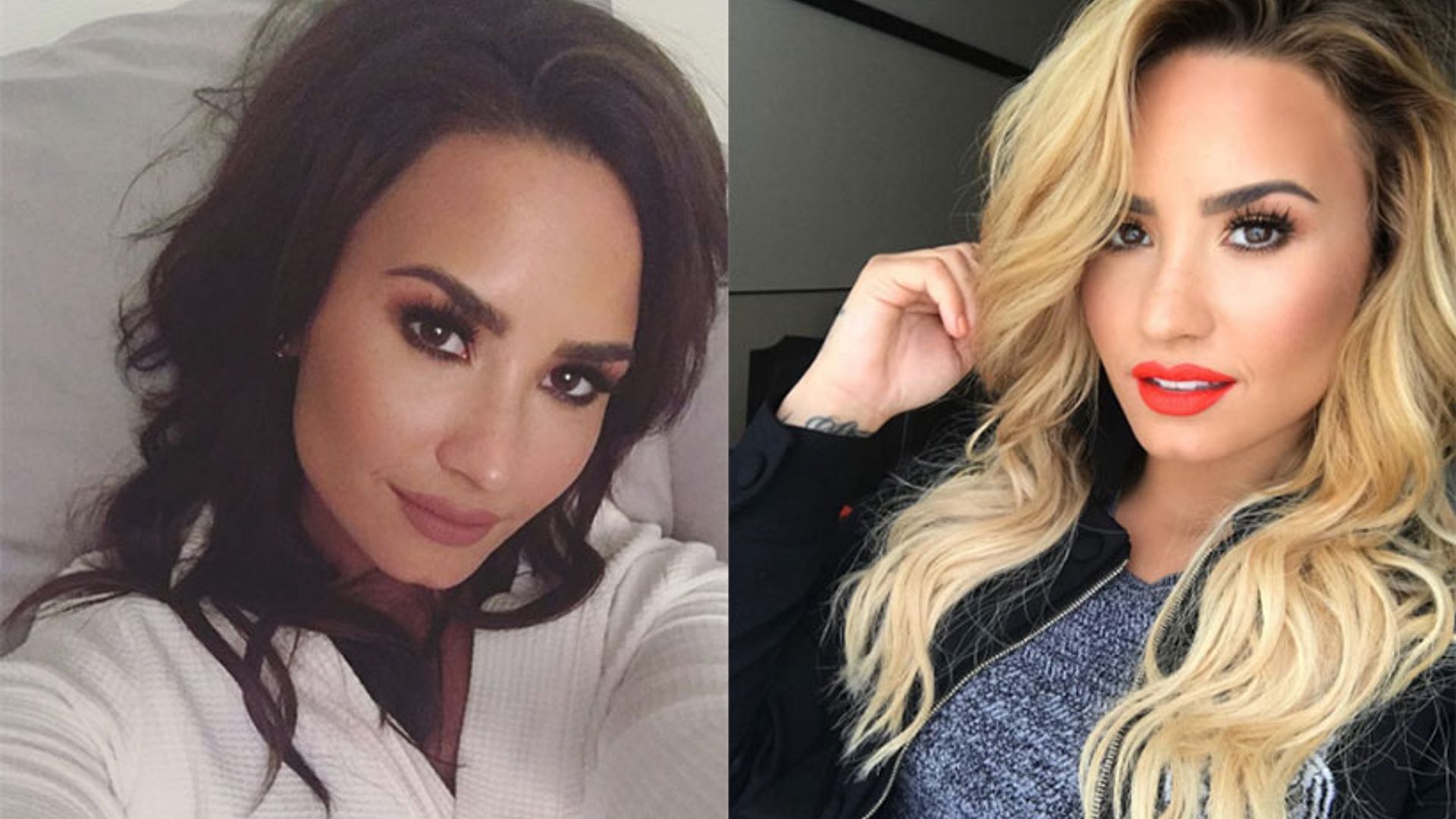 Demi Lovato ditches blonde and goes back to brunette within a week | HELLO! Demi Lovato ditches blonde and goes back to brunette within a week | HELLO!