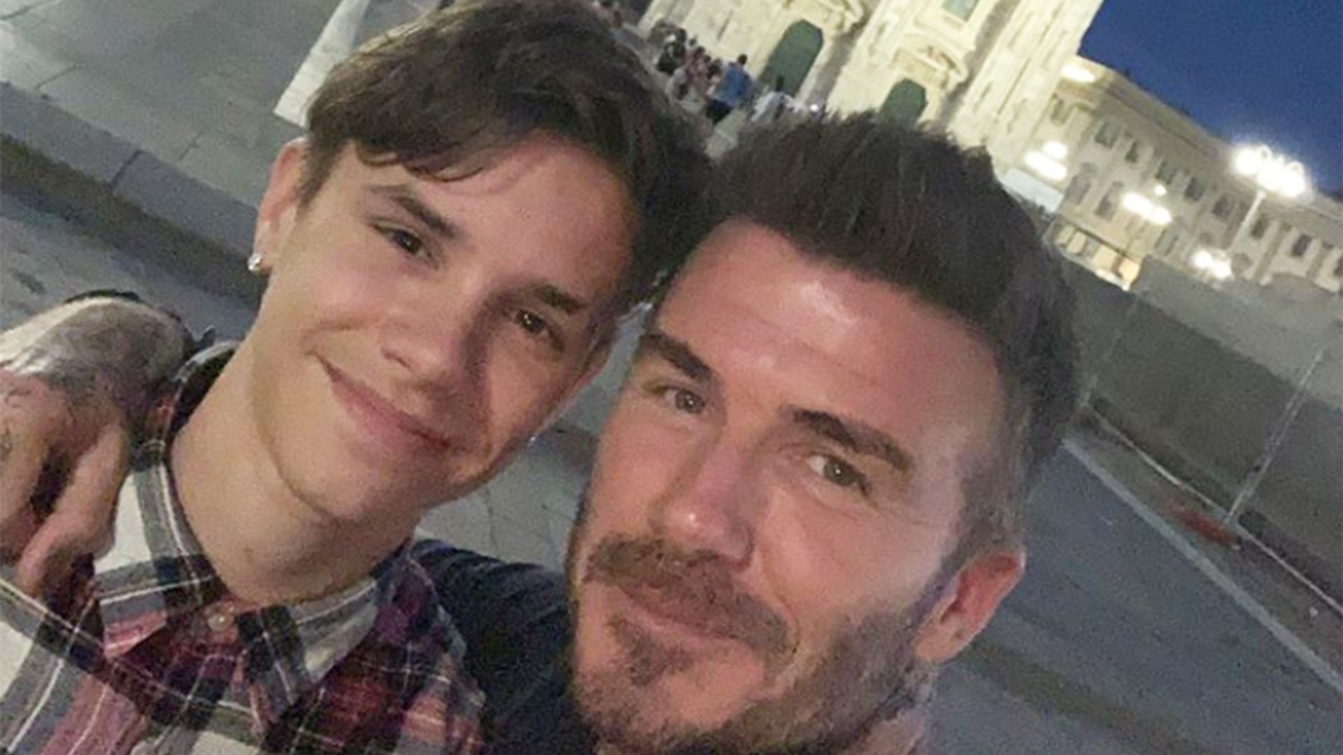 Romeo Beckham replicates dad David Beckham's famous braided hairstyle ...