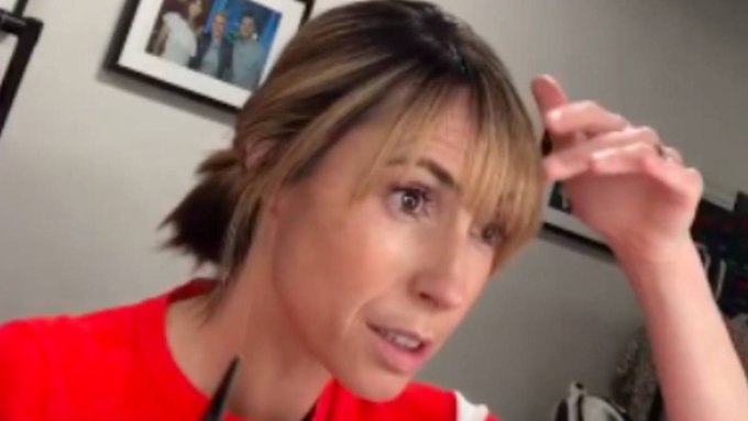 The One Show's Alex Jones suffers DIY haircut disaster: 'Oh no it looks ...
