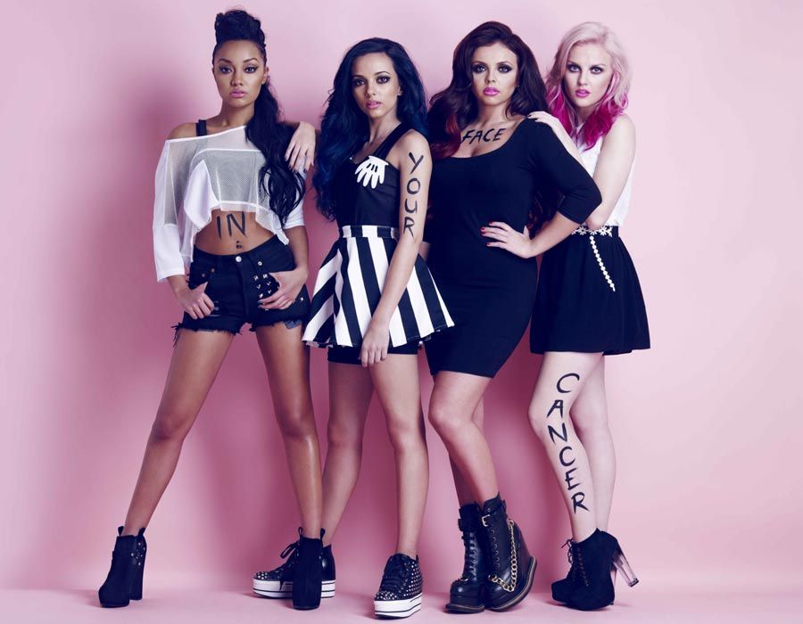 Cancer Research UK campaign with Little Mix and Caroline flack | HELLO!