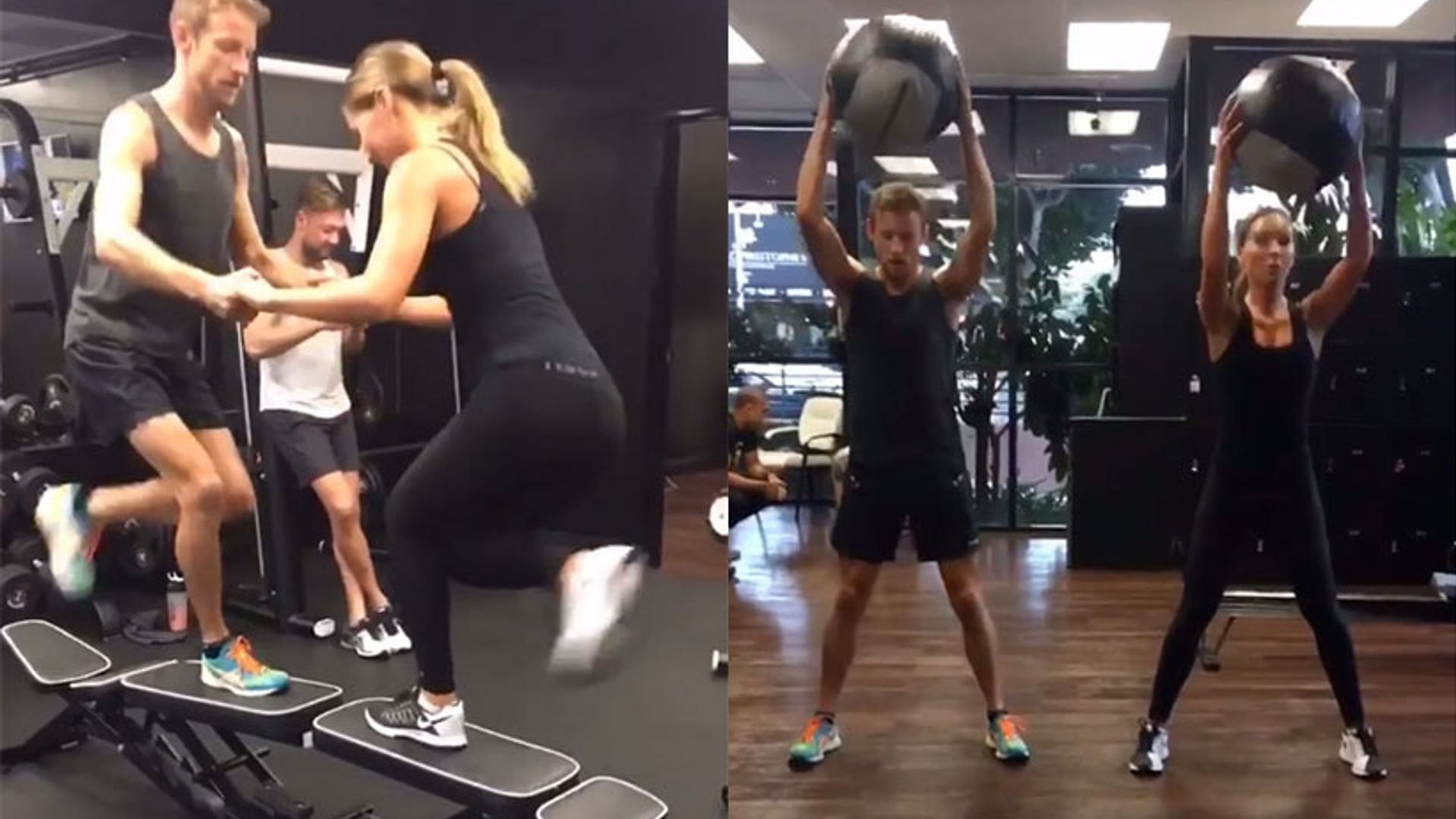 Jenson Button and girlfriend Brittny Ward enjoy gruelling couple's ...