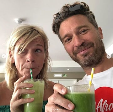 Zoe Ball visits juice retreat with boyfriend ahead of Strictly return ...