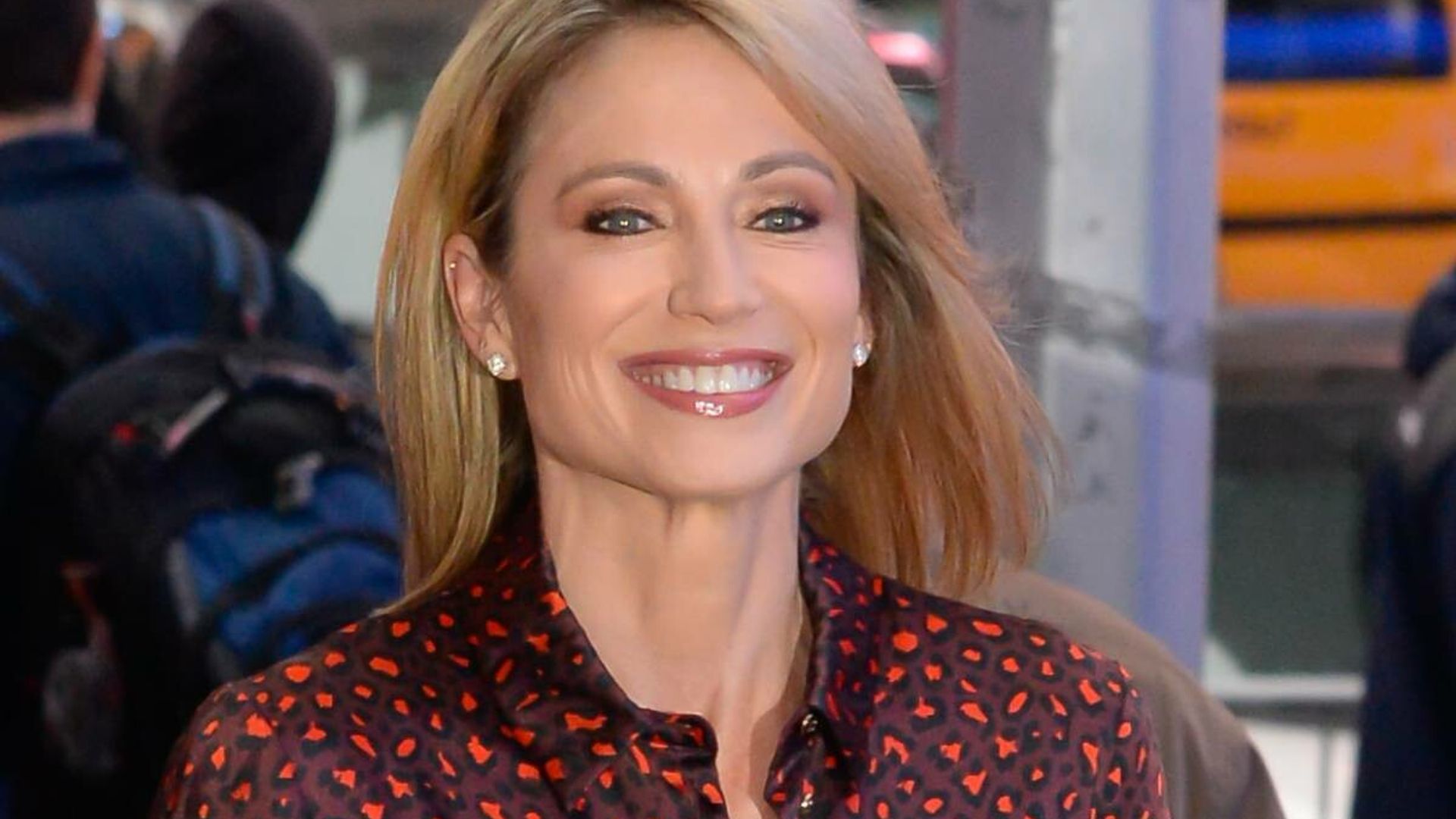 GMA's Amy Robach is a vision in white after sharing major health update ...