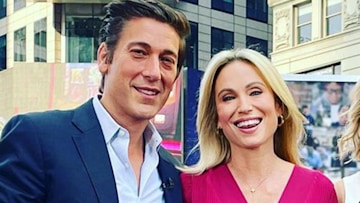 GMA's David Muir has the best reaction to Amy Robach's celebratory ...