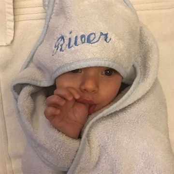 Jools Oliver shares adorable bath time photo of baby River | HELLO!