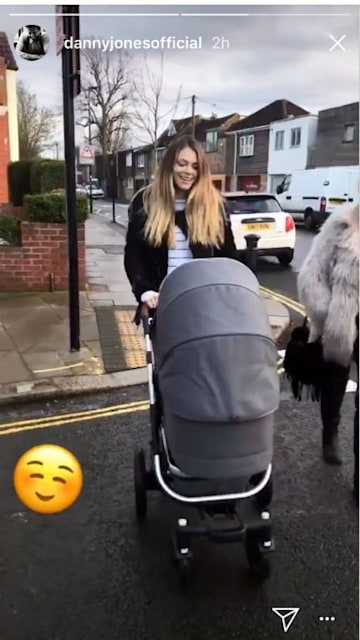 McFly's Danny Jones and wife Georgia take baby Cooper out in pram | HELLO!