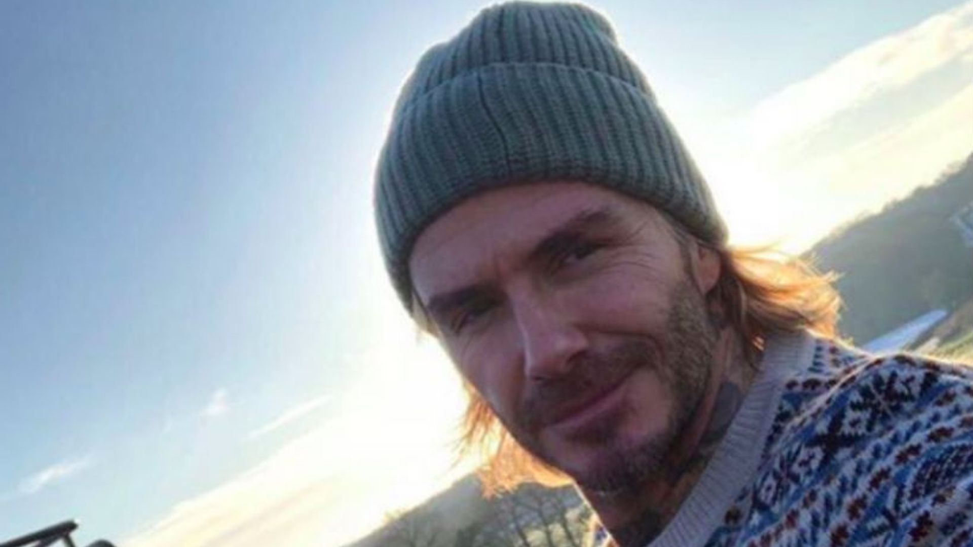 David Beckham bonds with baby niece Peggy | HELLO!