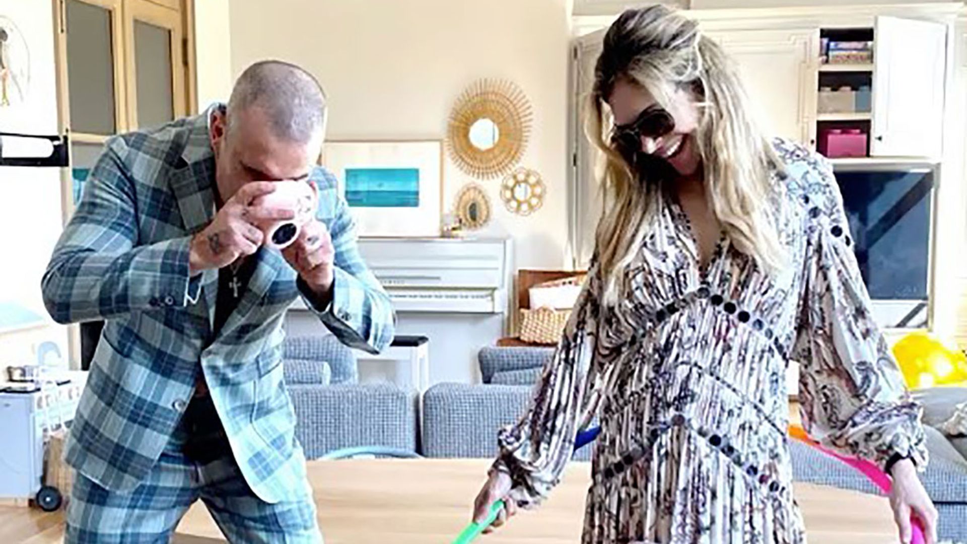 Robbie Williams and Ayda Field share adorable picture of son Beau ...