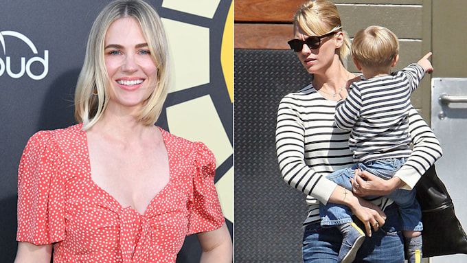 Who is the father of January Jones' son Xander? | HELLO!