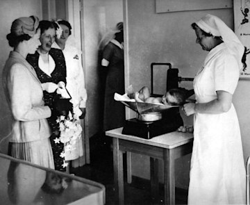The Queen meeting babies through the years – best photos | HELLO!