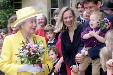 The Queen meeting babies through the years – best photos | HELLO!