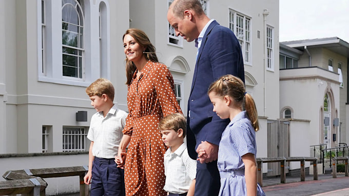 Prince George, Princess Charlotte and Prince Louis' school shares adorable new video | HELLO!