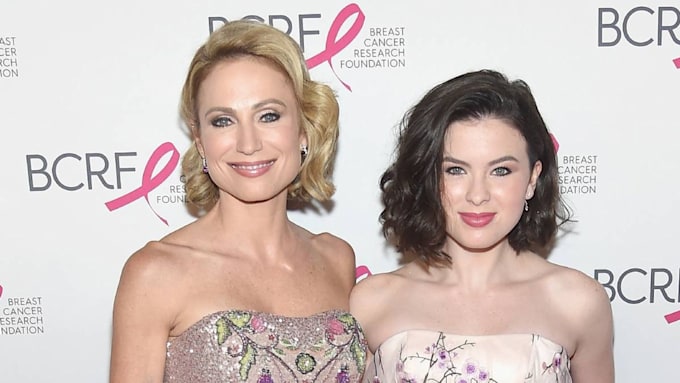 GMA's Amy Robach is glowing as she poses with look-alike daughter ...