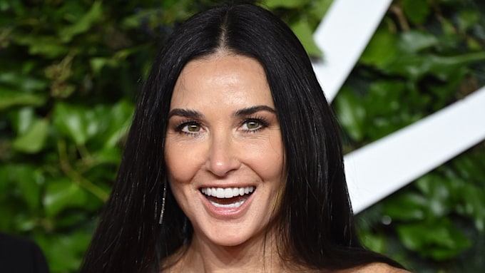 Demi Moore celebrates incredible baby news with bump photos | HELLO!