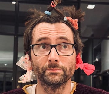 David Tennant's dramatic hair transformation by daughter, 3, leaves ...