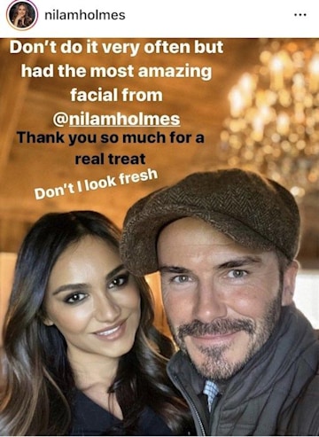 David Beckham reveals he gets the same collagen facials as wife ...