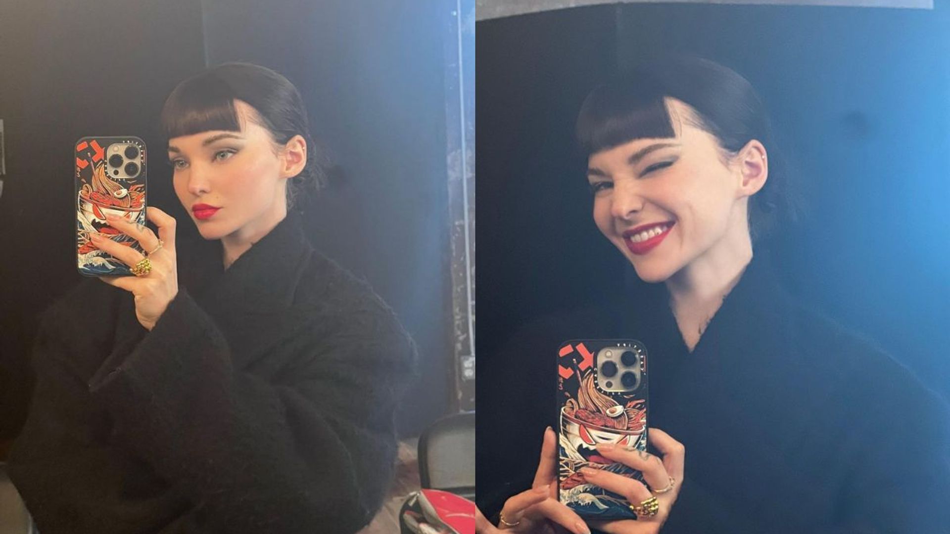 Dove Cameron's micro bangs are a lesson in goth girl glamour | HELLO!