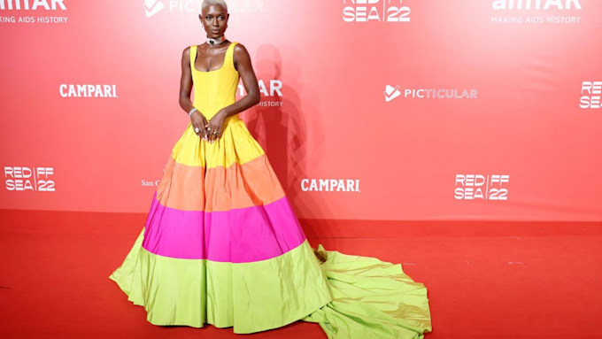 Jodie Turner-Smith's colourful amfAR look proves she the queen of red ...
