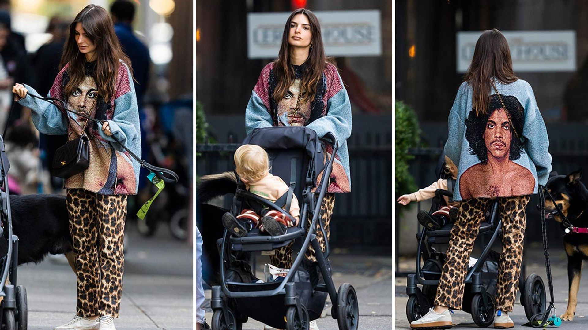 Emily Ratajkowski rocks the most striking 'Prince' statement knit out ...