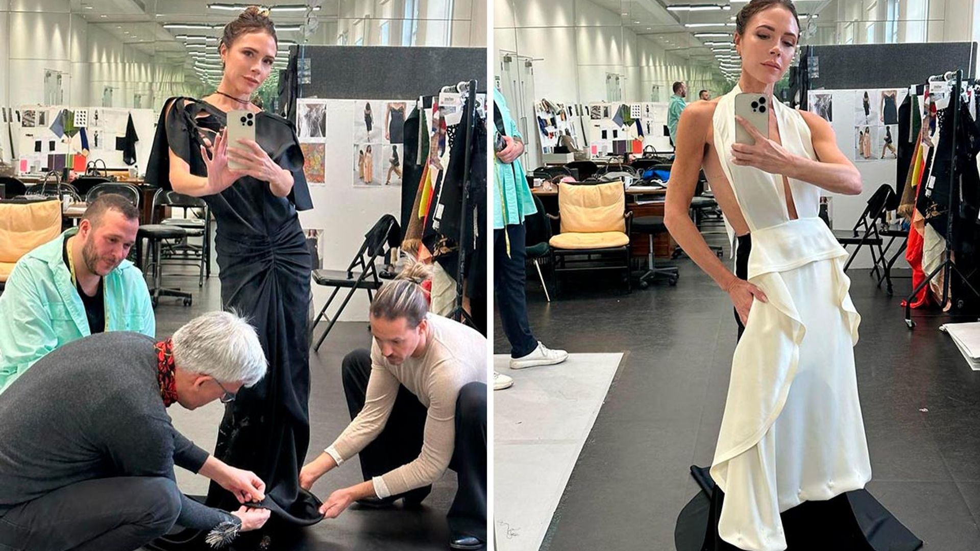 Victoria Beckham shares rare behind-the-scenes snaps from inside ...