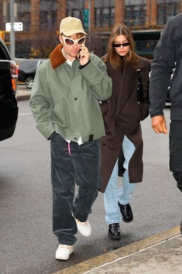 Hailey Bieber And Justin Bieber Show Off Their Contrasting Couple Style