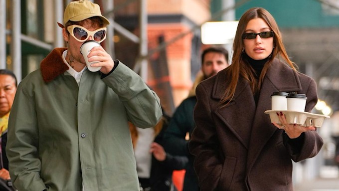 Hailey Bieber And Justin Bieber Show Off Their Contrasting Couple Style