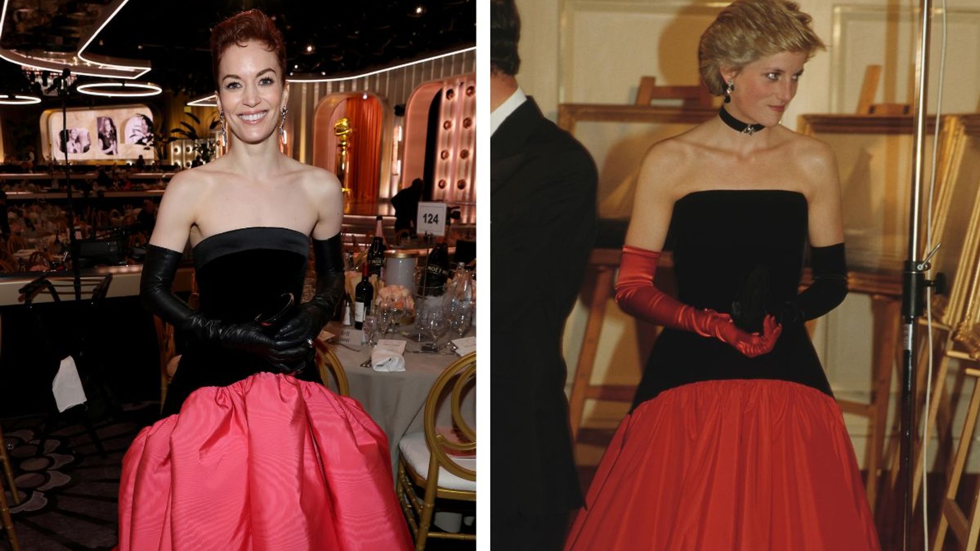 Britt Lower had the ultimate Princess Diana twinning moment at the 2023 ...