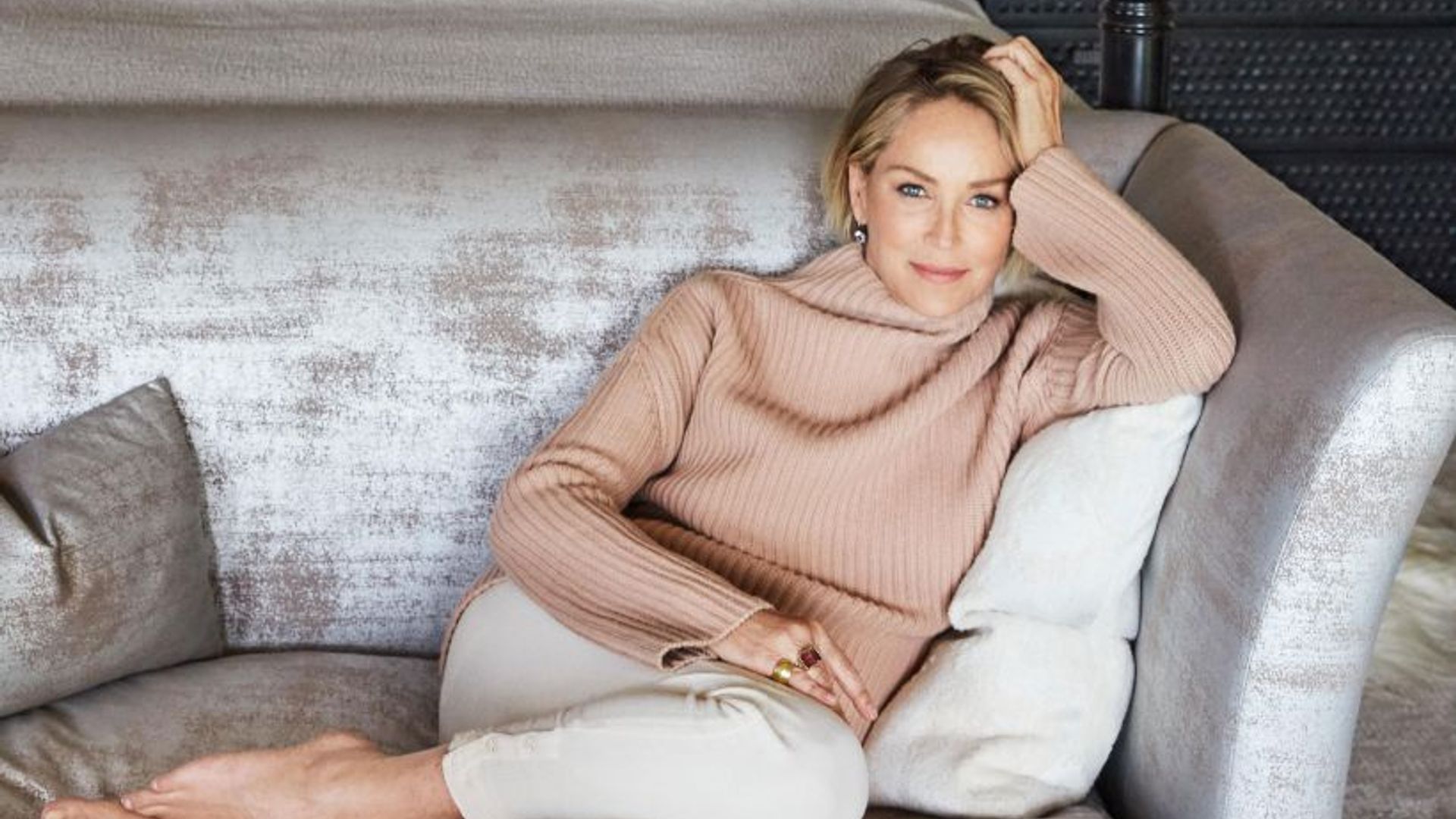 Sharon Stone opens the doors to her remodelled Beverly Hills home | HELLO!