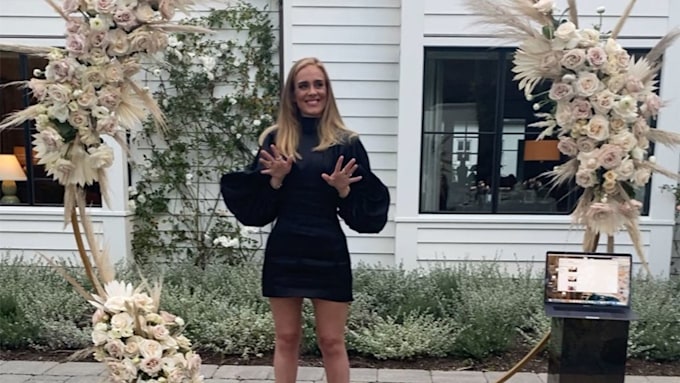 Adele shares a peek inside luxurious living room at £7.7million Beverly ...