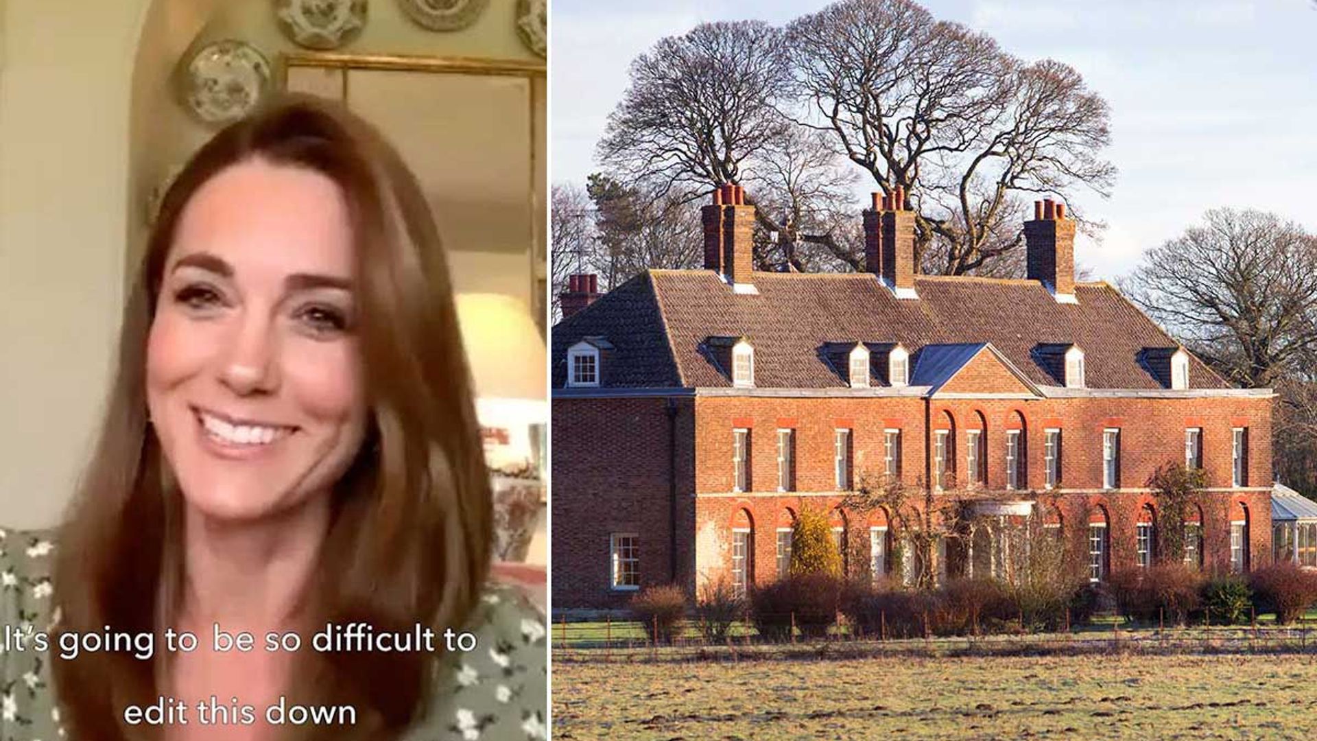 Kate Middleton films inside never-before-seen room at private home with ...