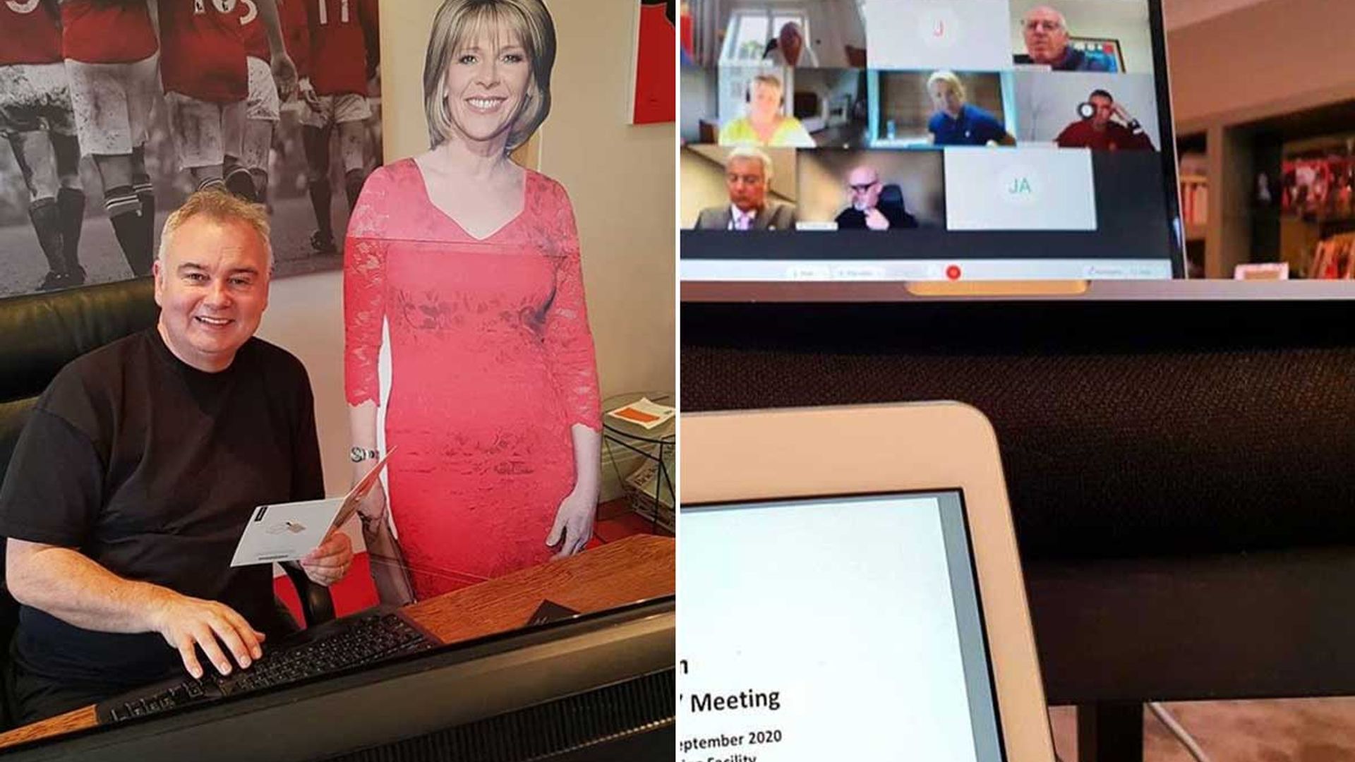 Eamonn Holmes reveals unseen look inside home office with Ruth ...