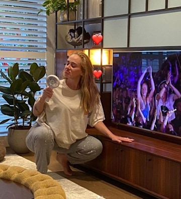 Adele reveals never-before-seen kitchen inside family home | HELLO!