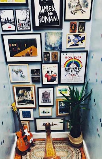 Celebrity gallery walls: inspiration from the Queen, Zoella and more ...