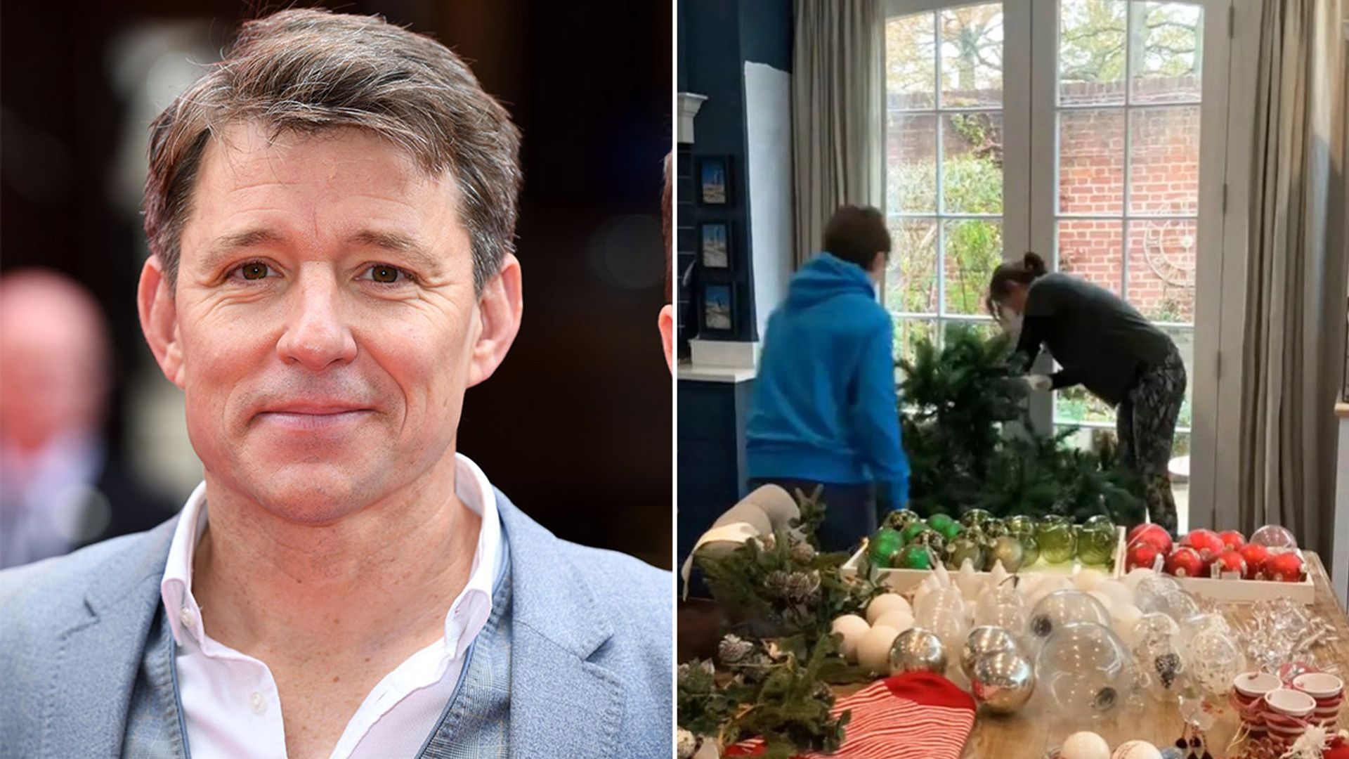 Ben Shephard's Christmas tree is very different to everyone else's ...