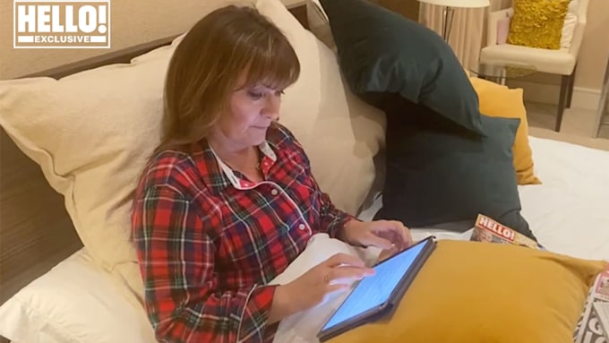 Lorraine Kelly shares intimate video from bed in her pyjamas as she ...
