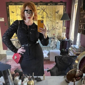 Good Girls' Christina Hendrick looks phenomenal in selfie from inside ...