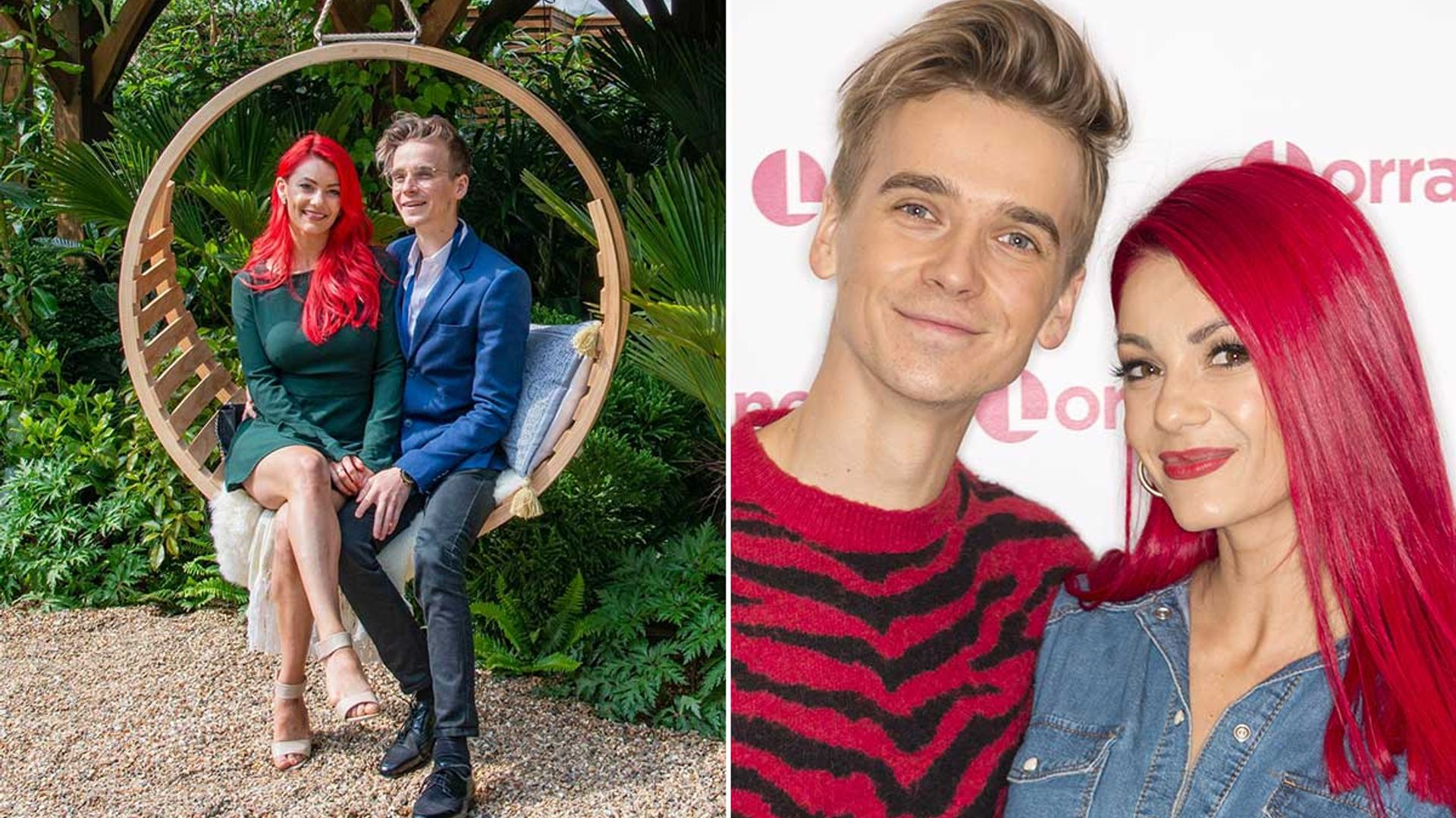 Joe Sugg's and Dianne Buswell new garden is big enough for a trampoline ...