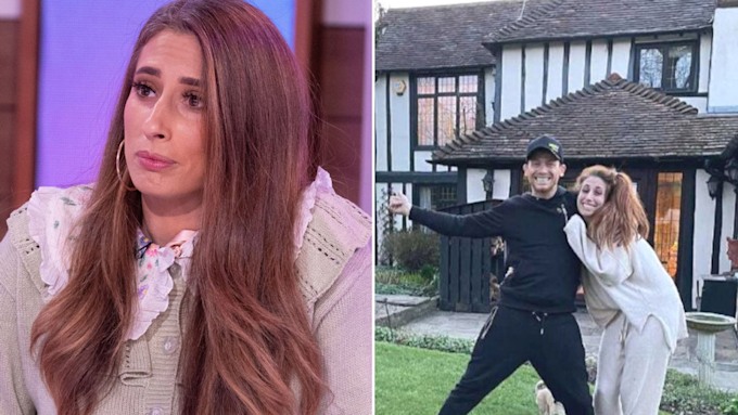 Stacey Solomon gets emotional as son Rex draws on walls at £1.2m home ...