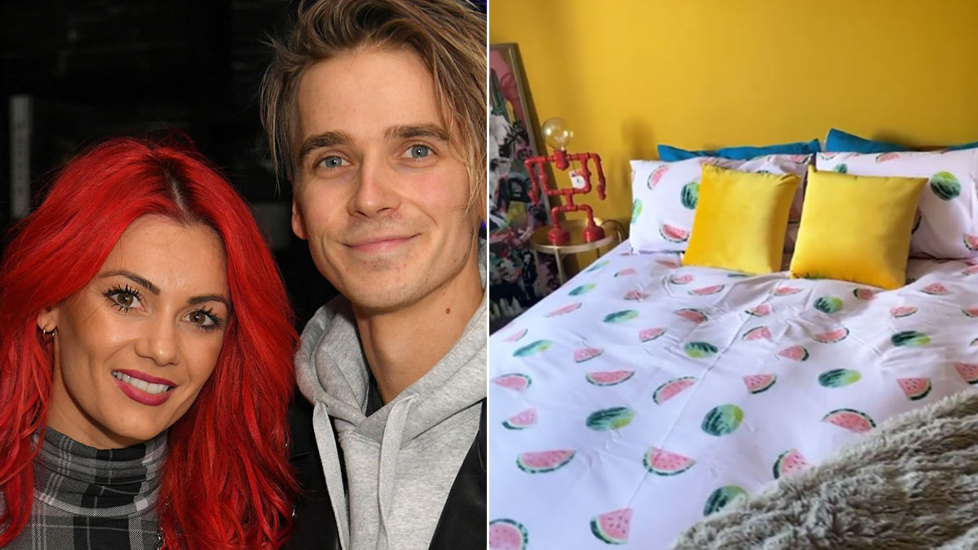Strictly's Dianne Buswell's rainbow bedroom with Joe Sugg is a work of ...