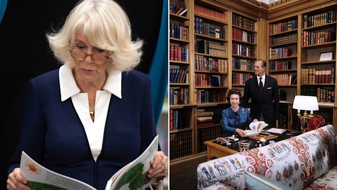 Magical royal libraries and reading rooms: The Queen, Duchess Camilla ...