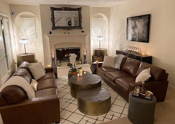 Denise Richards' family home after fleeing California fires - photos ...