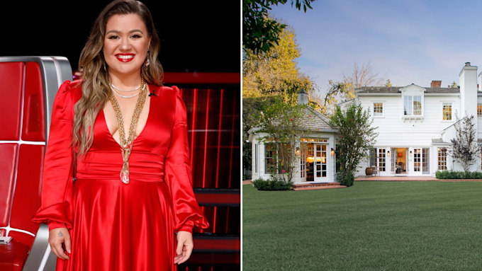 Kelly Clarkson's new £3.8m home after Brandon split has epic pool made ...