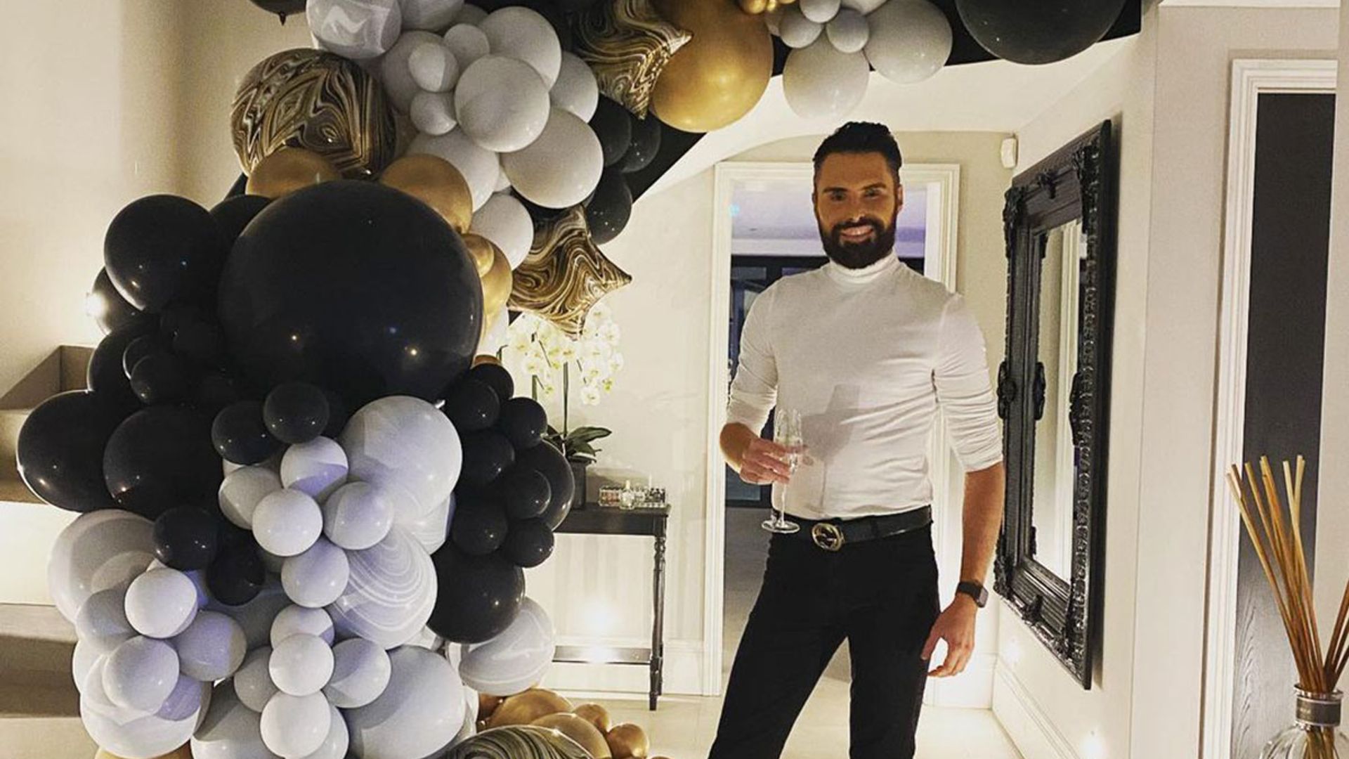 Rylan Clark-Neal's new monochrome home features a stunning swimming ...