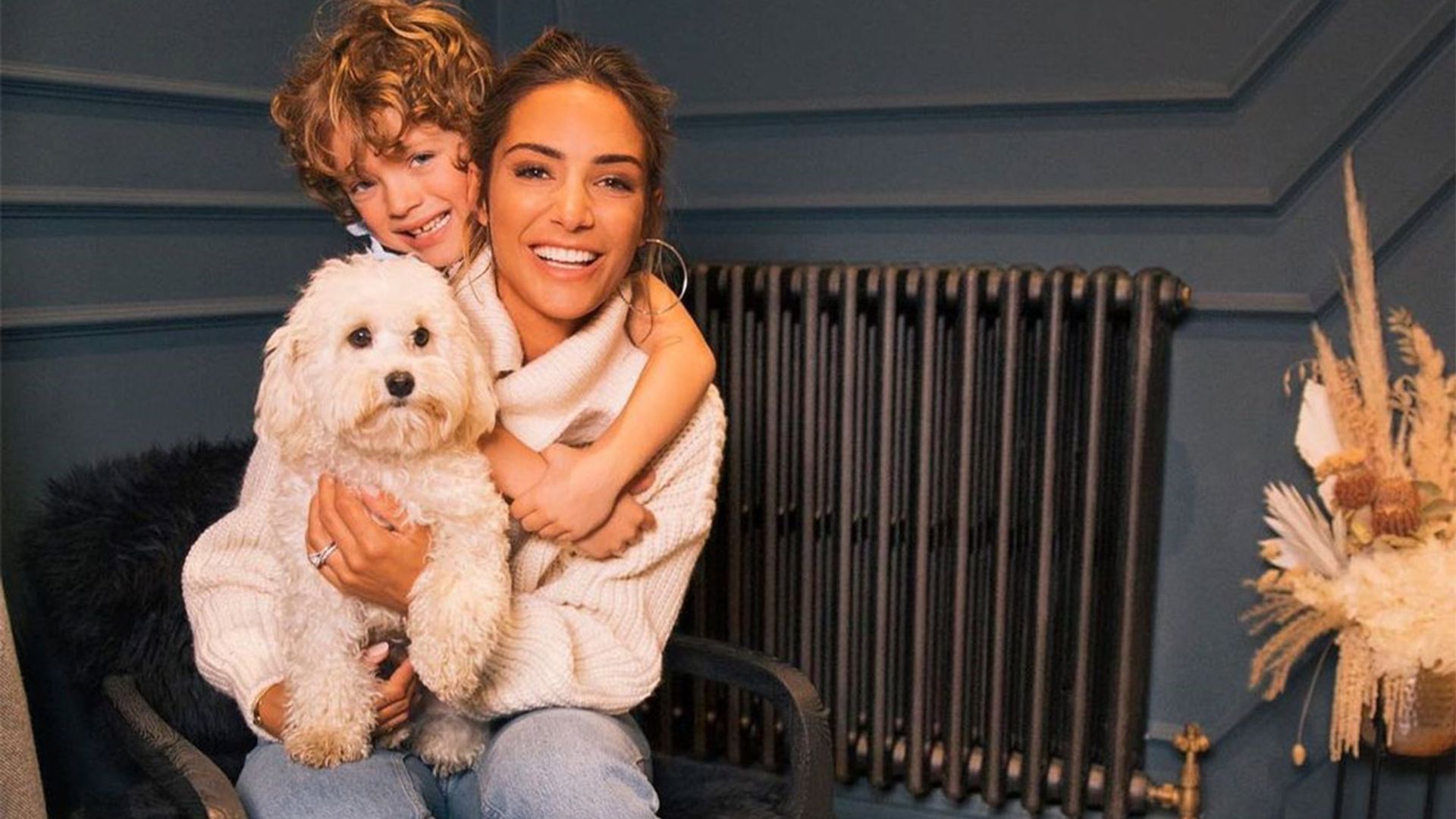 Frankie Bridge unveils Zen corner in her luxurious living room | HELLO!
