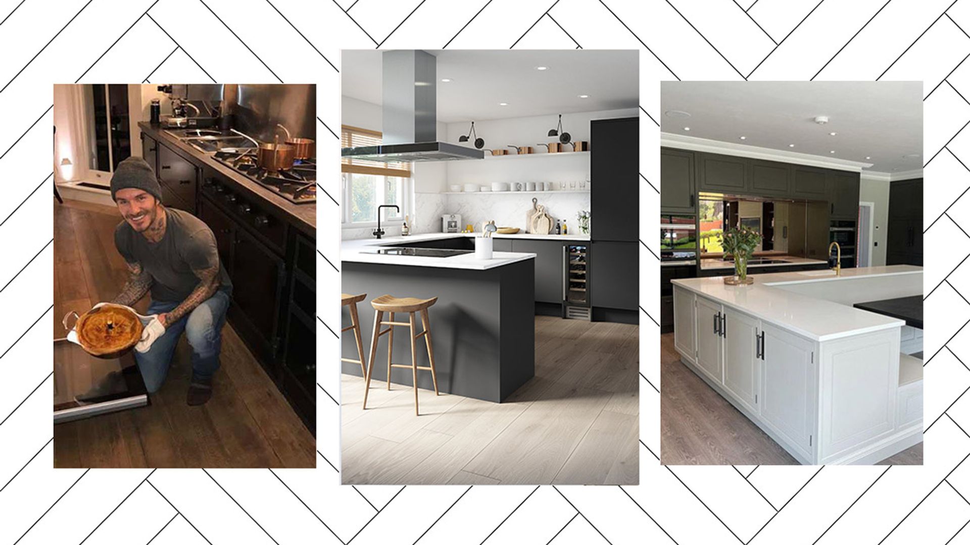 How to create a chic monochrome kitchen like Frankie Bridge and the ...