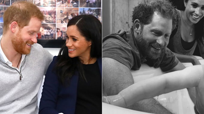 Prince Harry and Meghan Markle's son Archie splashes around in hotel-worthy bathroom | HELLO!
